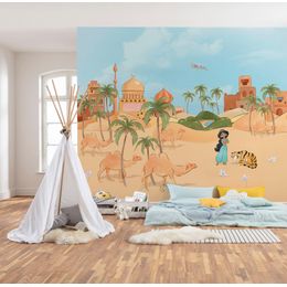 Fototapete Komar "Digitaldruck Vlies - Make a wish Jasmin - Größe 300 x 250 cm", bunt, Rollen:, Vlies, Tapeten, Kinderzimmer