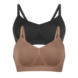 Still-BH Anita MATERNITY "Seamless", Damen, Gr. L, N-Gr, multi color, Microtouch, Obermaterial: 92% Polyamid, 8% Elasthan, unifarben, BHs, herausnehmbare Cups, doppellagig, extra Halt, bequem, weich, bügellos
