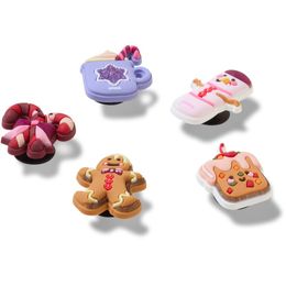 Schuhanstecker Crocs "Jibbitz™ Cute Winter Foods", Kinder, bunt, PVC, Schuhzubehör, Winter Motive, Anstecker