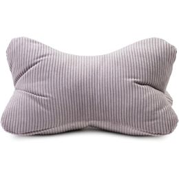 Gözze Nackenkissen GÖZZE "Cord Lesekissen Capri", silberfarben, B:40cm H:19cm L:25cm, Polyester, Funktionskissen