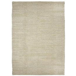 Teppich Pad "Snap", sand, B:170cm H:5mm L:200cm, Baumwolle, Wolle, Teppiche, handgewebt, reine Wolle, meliert, gestreift, Wohnzimmer