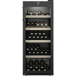 Liebherr Weink&uuml;hlschrank "WPbl 4601_993848851", Energieeffizienz: F (A-G), schwarz, B:59,7cm H:148,4cm T:76,3cm, Weink&uuml;hlschr&auml;nke