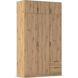 Kleiderschrank Rauch "Drehtürenschrank Schrank Garderobe Ankleide Schlafzimmer LAGOA", eiche artisan, B:136cm H:235cm T:54cm, Holzwerkstoff, Schränke, mit geräumigen Schubladen, optional mit Aufsatz MADE IN GERMANY