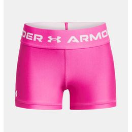 Trainingsshorts Under Armour "TECH", Kinder, Gr. XL (164/170), N-Gr, pink (rebel pink 6), Obermaterial: 86% Polyester, 14% Elasthan, Hosen, Für Kinder