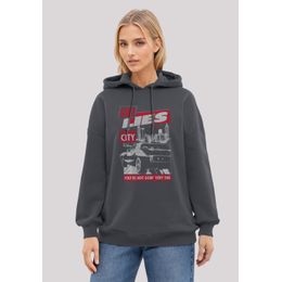 Kapuzenpullover F4NT4STIC "Guns N' Roses Lies City Rock Music", Damen, Gr. M, off schwarz, Obermaterial: 80% Baumwolle, 20% Polyester, oversize, Pullover, Premium Qualität