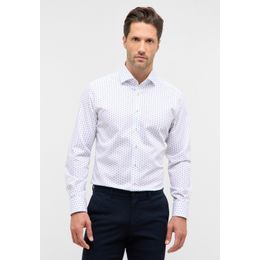 Langarmhemd Eterna "MODERN FIT", Herren, Gr. 42, Normalgr&ouml;&szlig;en, dunkelblau, 100% Baumwolle, tailliert, Manschette, Hemden, NON IRON (b&uuml;gelfrei)