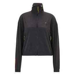 Kapuzenfleecejacke Venice Beach, Damen, Gr. M (40), grau (anthrazit), Obermaterial: 85% Polyester, 15% Elasthan, Jacken