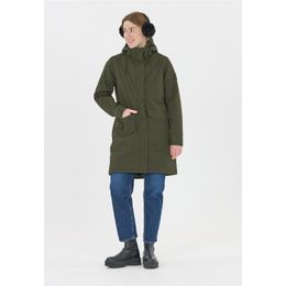 Outdoorjacke WHISTLER "Algoma", Damen, Gr. 42, dunkelgr&uuml;n, 100% Polyester, unifarben, normal, ohne Ausschnitt, Jacken Outdoorjacke, atmungsaktiv und wasserdicht