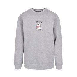 Sweatshirt F4NT4STIC "Boo Crew Reading Geist Halloween", Damen, Gr. XXL, erdgrau, Obermaterial: 50% Baumwolle, 50% Polyester, regular fit, Rundhals, ohne Bündchen, Sweatshirts, Premium Qualität