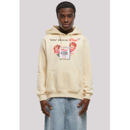 Kapuzenpullover F4NT4STIC "Kellogg's Corn Flakes Vintage Kids Advert", Herren, Gr. L, sand, Obermaterial: 65% Baumwolle, 35% Polyester, slim fit, Pullover, Premium Qualität