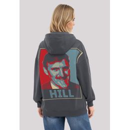 Kapuzenpullover F4NT4STIC "TV Times Jimmy Hill Sports Presenter", Damen, Gr. XS, off schwarz, Obermaterial: 80% Baumwolle, 20% Polyester, oversize, Pullover, Premium Qualität
