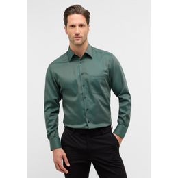Langarmhemd Eterna "MODERN FIT", Herren, Gr. 39, Normalgrößen, jade, Twill, 100% Baumwolle, tailliert, Manschette, Hemden, NON IRON (bügelfrei)