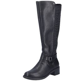Stiefel Rieker "Rieker Stiefel Lederimitat", Damen, Gr. 36, schwarz, Lederimitat, Schuhe