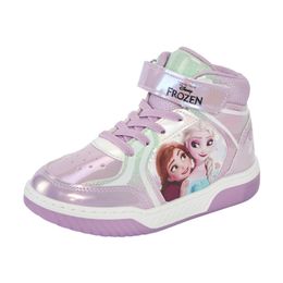 Sneaker Disney "FROZEN", Gr. 24, lila, Synthetik, Schuhe, mit cooler Blinkfunktion