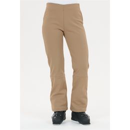 ENDURANCE ATHLECIA Softshellhose ATHLECIA "Vikki", Damen, Gr. 34, EURO-Größen, grün (khaki), 82% Polyamid, 18% Elasthan, unifarben, lang, Hosen, mit DWR-Treatment