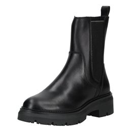 Stiefelette Marco Tozzi "Marco Tozzi Stiefelette Nappaleder", Damen, Gr. 37, schwarz, Nappaleder, Schuhe