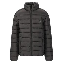 Steppjacke WHISTLER "Arubi jr.", Kinder, Gr. 128, schwarz, 100% Polyamid, unifarben, normal, ohne Ausschnitt, Jacken, in wasserfester Qualität