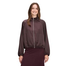 Bomberjacke Cartoon "Damen Bomberjacke mit Eingrifftaschen", Damen, Gr. 34, braun, Obermaterial: 97% Polyester, 3% Elasthan. Futter: 100% Polyester., lässig geschnitten, Rundhals, Raglanärmel, Jacken