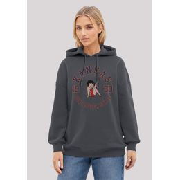 Kapuzenpullover F4NT4STIC "Betty Boop Kansas Sunflower State", Damen, Gr. XS, off schwarz, Obermaterial: 80% Baumwolle, 20% Polyester, oversize, Pullover, Premium Qualität