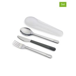Joseph Joseph JosephJoseph 3tlg. Reise-Besteckset "Go Eat" in Silber - 28% | Gedeckter-tisch