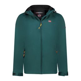 Geographical Norway Softshelljacke "Tamigoglor" in Dunkelgrün - 60% | Größe L | Herren-outdoorjacken
