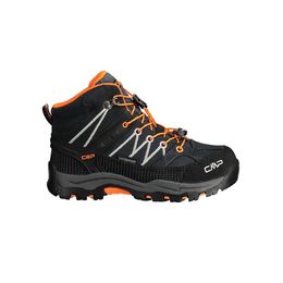 CMP Leder-Trekkingboots "Rigel" in Schwarz/ Orange - 31% | Größe 34 | Kinder-outdoor-sport-schuhe