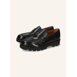 Melvin & Hamilton MELVIN & HAMILTON Leder-Mokassins "Jade 6" in Schwarz - 49% | Größe 39 | Damen-schuhe-halbschuhe
