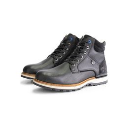 TRAVELIN' Leder-Boots "Sundby" in Schwarz - 47% | Größe 43 | Herrenstiefel