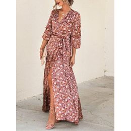 LA Angels Kleid in Rot/ Orange/ Weiß - 61% | Größe M | Damen-kleider