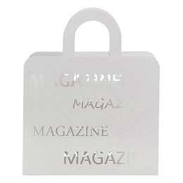 HEINE HOME Zeitungssammler in Weiß - (B)40 x (H)49 x (T)10,5 cm - 68% | Aufbewahren-servieren