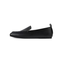 loft37 Leder-Mokassins in Schwarz - 48% | Größe 39 | Damen-schuhe-halbschuhe