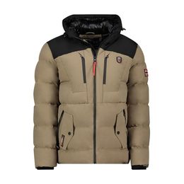 Geographical Norway Winterjacke "Cachot" in Beige - 62% | Größe S | Herren-plussize