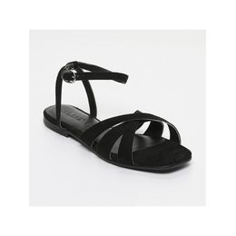 CALANK Leder-Sandalen in Schwarz - 62% | Größe 39 | Damen-sandalen