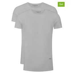 McGregor 2er-Set: Shirts in Grau - 39% | Gr&ouml;&szlig;e XL | Herren-plussize