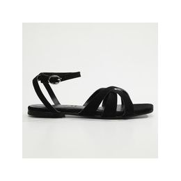 CALANK Leder-Sandalen in Schwarz - 51% | Größe 41 | Damen-sandalen