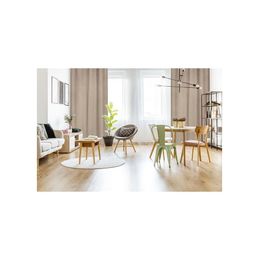 LIFA LIVING &Ouml;senvorhang "Luxe" in Beige - 70% | Gr&ouml;&szlig;e 150x260 cm | Gardinen-vorhaenge