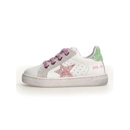 Naturino Leder-Sneakers in Weiß/ Rosa - 45% | Größe 30 | Kindersneakers