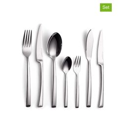 ECHTWERK 42tlg. Tafelbesteck-Set "Avelino" in Silber - 61% | Gedeckter-tisch