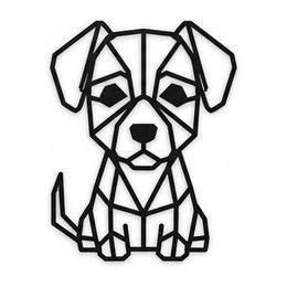 Woody Kids Wanddekoration in Schwarz - (B)33 x (H)25 cm - 50% | Wanddekoration