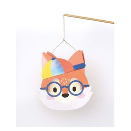 folia PAPER Laternen-Bastelset "Fox" in Orange/ Blau - ab 5 Jahren - 27% | Kinder-kreativspielzeug