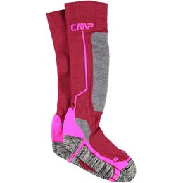 CMP Ski-/ Snowboardsocken in Rot/ Pink - 37% | Gr&ouml;&szlig;e 25/27 | Kinder-outdoor-waesche