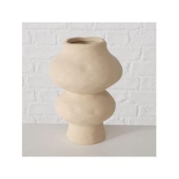 Boltze Vase ''Barbera'' in Creme - (H)17 cm - 40% | Kerzen-vasen