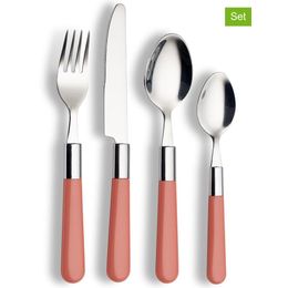 ECHTWERK 16tlg. Besteck-Set "Bistro" in Rosa - 12% | Gedeckter-tisch