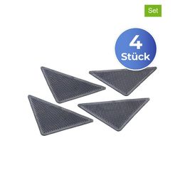 Maximex 2er-Set: Antirutsch-Teppichecken in Schwarz - 2x 4 Stück - 24% | Weitere-haushaltshelfer