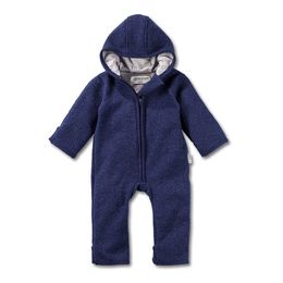 Hofbrucker Wollwalk-Overall in Dunkelblau - 16% | Größe 86/92 | Babyoveralls