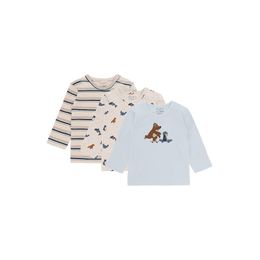 HUST & CLAIRE Hust & Claire Shirt 'Albert Skater' Jungen Größe 74 kitt / marine / hellblau / braun