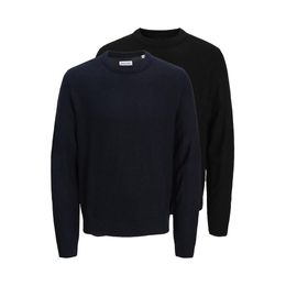 Jack & Jones JACK & JONES Pullover 'JJRoy' Herren Größe XXL nachtblau / schwarz
