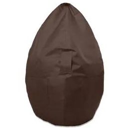 Sitzsack Kinzler "Kimi small", braun, B:65cm H:110cm, Polyester, Sitzsäcke, Uni Farben, mit Taschen & Tragegriff, Outdoor geeignet, Kinderzimmer