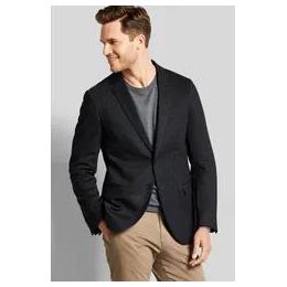 Sakko Bugatti, Herren, Gr. 50, grau (dunkelgrau), 39% Viskose, 36% Polyamid, 20% Polyester, 5% Elasthan, kariert, slim fit, Manschette, Sakkos, mit dezentem Karomuster