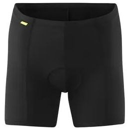 Fahrradhose Gonso "Base Pants W", Damen, Gr. 48, Normalgrößen, schwarz, 92% Polyamid, 8% Elastan, Hosen, Damen Fahrradunterhose, atmungsaktive Radhose, Sitzpolster, Tight fit